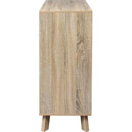 Kommode Inosign "Delea", wei&szlig; (natur, wei&szlig;), B:80cm H:102cm T:40cm, MDF, Sideboards, T&uuml;rkommode