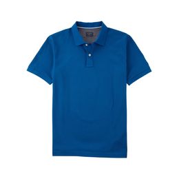 Poloshirt OLYMP "Casual", Herren, Gr. M, blau, Piqu&eacute;, Obermaterial: 100% Baumwolle, Shirts