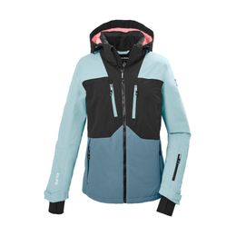 Skijacke Killtec "KSW 284 WMN SKI JCKT", Damen, Gr. 42, blau, Obermaterial: 100% Polyester;Futter: 100% Polyamid;F&uuml;llung: 100% Polyester, Jacken Skijacke, Wasserdichte Skijacke, atmungsaktiv, verstellbar, viele Taschen