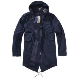 Winterjacke Brandit "Brandit Herren M51 US Parka", Herren, Gr. 4XL, navy, 73% Baumwolle, 27% Polyamid, mehrfarbig, normal, ohne Ausschnitt, Jacken Winterjacke