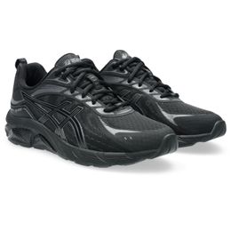 Sneaker asics SPORTSTYLE "GEL-QUANTUM 180 VIII", Herren, Gr. 39,5, schwarz (schwarz, obsidian grau), Leder, Synthetik, Schuhe Sneaker