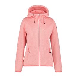 Fleecejacke Icepeak "ADRIAN", Damen, Gr. L, mandarine, Obermaterial: 100% Polyester, Jacken Fleecejacke