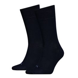 Socken Puma "Puma MEN CLASSIC PIQUEE SOCK", Damen, Gr. 39-42, navy, Baumwollmischung, normal, Socken Socken, mit komfortablem Bund