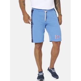 Jogginghose Jan Vanderstorm "Doppelpack Jogginghose HARAL", Herren, Gr. XL, N-Gr, blau (blau oliv), Obermaterial: 100% Baumwolle CO., Hosen Jogginghose