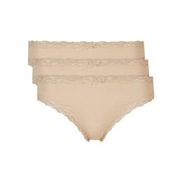 Jazz-Pants Slips Nina von C. "Cosy", Damen, Gr. 38, beige, Obermaterial: 95% Modal, 5% Elasthan, k&ouml;rpernah, Unterhosen, eng, elastisch, atmungsaktiv, bequem, feminin, mit Spitze