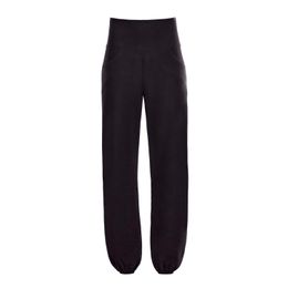 Sporthose WINSHAPE "Functional Light and Comfort Wide Leg Pants CUL102LC", Damen, Gr. XS, Normalgr&ouml;&szlig;en, schwarz, 85% Polyester, 15% Elasthan, Hosen Sporthose, mit Gummizug
