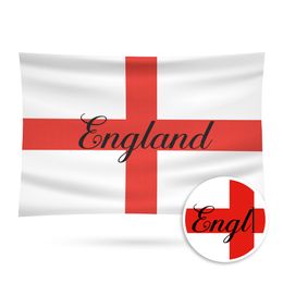 England Flagge mit Wunschtext | Fanartikel f&uuml;r EM & WM | England Fahne im Wunschformat | L&auml;nderflaggen & Nationalflaggen online bedrucken