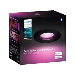 PHILIPS Hue White & Color Ambiance Xamento Einbauspot, LED-Leuchte schwarz, rund