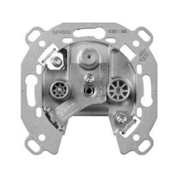 GIRA Antennen-Steckdose Einsatz FS 302 F mit drei Anschl&uuml;ssen Unterputz Enddose Retail