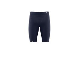 Funktionstights Bauerfeind "COMPRESSION TIGHTS SHORT", Herren, Gr. XL, N-Gr, blau (navy), Obermaterial: 90% Polyamid, 10% Elasthan, Hosen Funktionstights