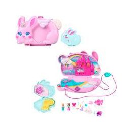 Mattel Polly Pocket 2-in-1-Bunny Fun Schatulle, Spielfigur