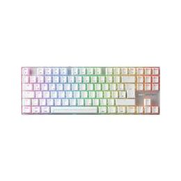 XTRFY MX 8.2 Pro TMR Wireless, Gaming-Tastatur wei&szlig;, DE-Layout, Cherry MK Crystal