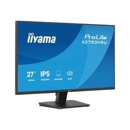 iiyama ProLite X2793HSU-B1, LED-Monitor 68.6 cm (27 Zoll), schwarz (matt), FullHD, IPS, HDMI, DP, USB-Hub, Lautsprecher, 120Hz Panel