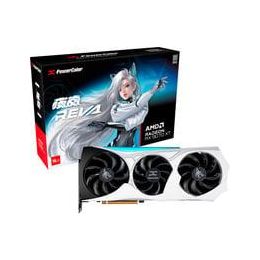 Powercolor RX 9070 XT Hellhound REVA 16GB OC, Grafikkarte schwarz, RDNA4, GDDR6, 3x DisplayPort, 1x HDMI