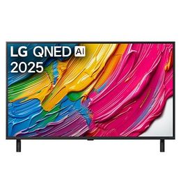 Schwarz LG 43 &Prime; QNED AI QNED80 4K Smart TV 43QNED80A6A