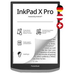 PocketBook InkPad X Pro eReader, Mist Grey