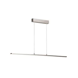 Fischer und Honsel LED-H&auml;ngelampe Marlo, aluminium, L&auml;nge 140 cm, CCT, Touchdim