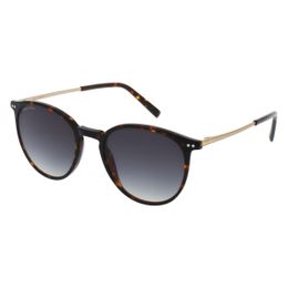 Marc O'Polo Eyewear 506183 | Unisex-Sonnenbrille | Fassung: Vollrand, Panto, Kunststoff, Havanna Dunkel | Glasfarbe: Gr&uuml;n