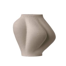 AYTM Vase Saltare, 25 cm, taupe, Keramik