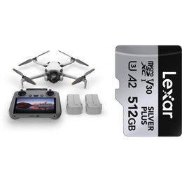 DJI Mini 4 Pro Fly More Combo (DJI RC 2) + Lexar Silver Plus 512GB