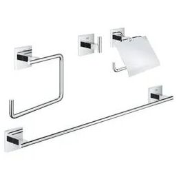 Grohe Start Cube Bad-Set 4 in 1 41115000 Chrom, Bad Accessoires Set