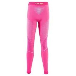 uyn Visyon lange Ski-Funktionsunterhose Kinder magenta/peacock/lime 6/7 (118-125 cm)