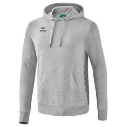 Erima Essential Team Hoodie hellgrau melange/slate grey 140