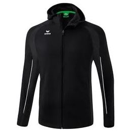 Erima Liga Star Trainingsjacke mit Kapuze Herren schwarz/wei&szlig; 3XL