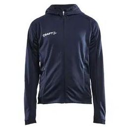 Craft Evolve Kapuzen-Trainingsjacke Kinder 390000 - navy 134/140