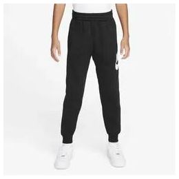 Nike Club Fleece Jogginghose Kinder 010 - black/white S (128-137 cm)