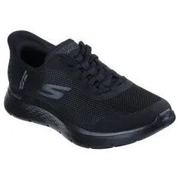 Skechers Go Walk Flex Hands Up Slip-In Sneaker Herren BBK - schwarz 42