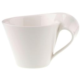 Villeroy & Boch Villeroy & Boch Jumbotasse New Wave Caffe, Wei&szlig;, Keramik, 400 ml, Kaffee & Tee, Tassen, Jumbotassen