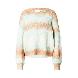Vila Pullover 'VISENVAS' Damen Gr&ouml;&szlig;e XS camel / hellbeige / mint
