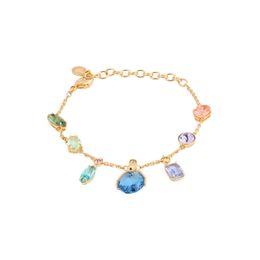 Swarovski Armband Damen Gr&ouml;&szlig;e One Size blau / gold / pastellgr&uuml;n / lavendel