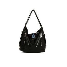 Bagmori Schultertasche Damen Gr&ouml;&szlig;e One Size schwarz