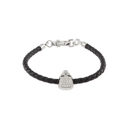 Philipp Plein Armband Herren Gr&ouml;&szlig;e One Size schwarz / silber / transparent