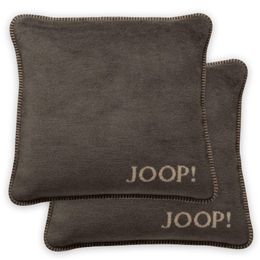 JOOP! Kissenh&uuml;lle Herren Gr&ouml;&szlig;e 50x50cm braun