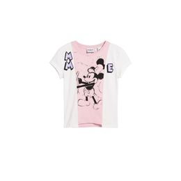 Desigual T-Shirt 'Mickey Mouse ' Damen Gr&ouml;&szlig;e S hellpink / schwarz / wei&szlig;