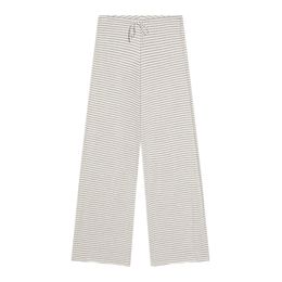 Bershka Hose Damen Gr&ouml;&szlig;e 40 grau / wei&szlig;