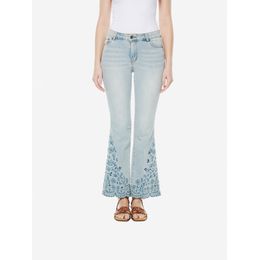Koroshi Jeans Damen Gr&ouml;&szlig;e 25/26 blau / hellblau