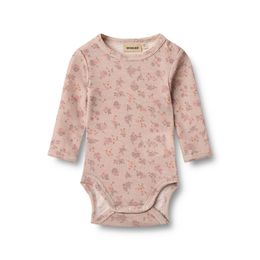 Wheat Romper 'Lucca' M&auml;dchen Gr&ouml;&szlig;e 68 khaki / pink / altrosa