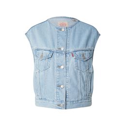 Levi's Levi's 'Collarless Shrunken '90s Trucker Vest' Damen Gr&ouml;&szlig;e L blue denim