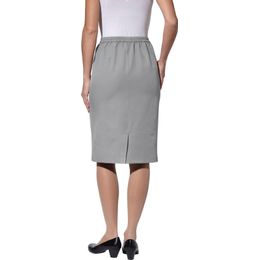 WITT Damen Schlupfrock mit Gehschlitz, steingrau, Gr&ouml;&szlig;e 40