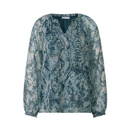 Street One Bluse Damen Gr&ouml;&szlig;e XXXL kitt / cyanblau / hellblau