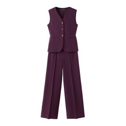 Mango Jumpsuit 'ERIN' Damen Gr&ouml;&szlig;e XXL aubergine