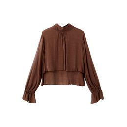 Mango Bluse 'Choco' Damen Gr&ouml;&szlig;e M braun