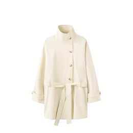 Mango Mantel 'MONA' Damen Gr&ouml;&szlig;e XS beige Wintermantel