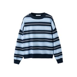 Mango Pullover 'LOTIN' Damen Gr&ouml;&szlig;e M navy / hellblau / wei&szlig;