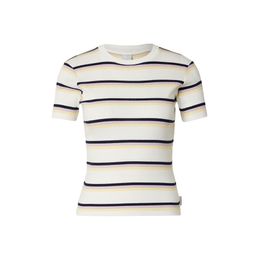 Iriedaily T-Shirt 'Hedy' Damen Gr&ouml;&szlig;e L gelb / helllila / schwarz / wei&szlig;
