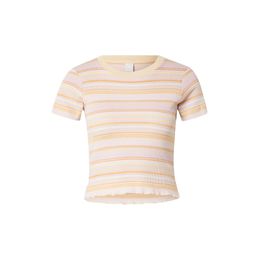 Iriedaily T-Shirt 'Pippa' Damen Gr&ouml;&szlig;e L creme / flieder / orange